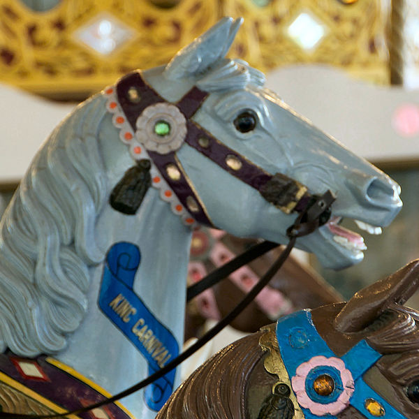 National Carousel Association - Canberra Carousel - Heyn Jumper Head Detail