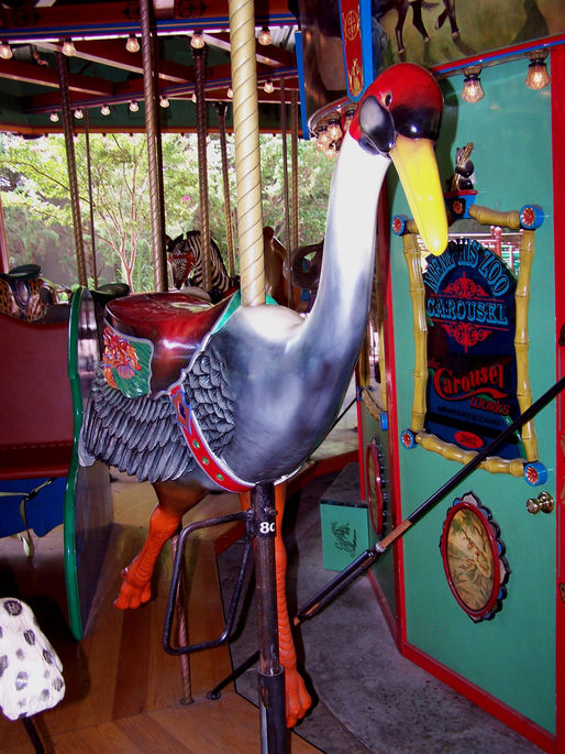 National Carousel Association - Memphis Zoo Carousel - Third Row White ...