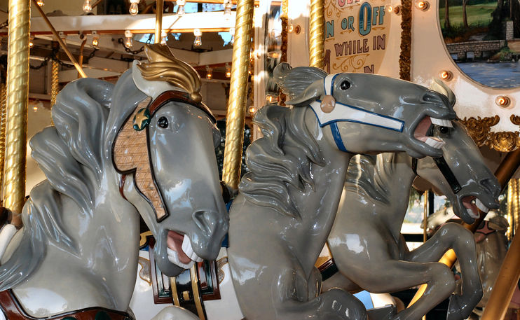 National Carousel Association - Santa Barbara - Allan Herschell Jumpers
